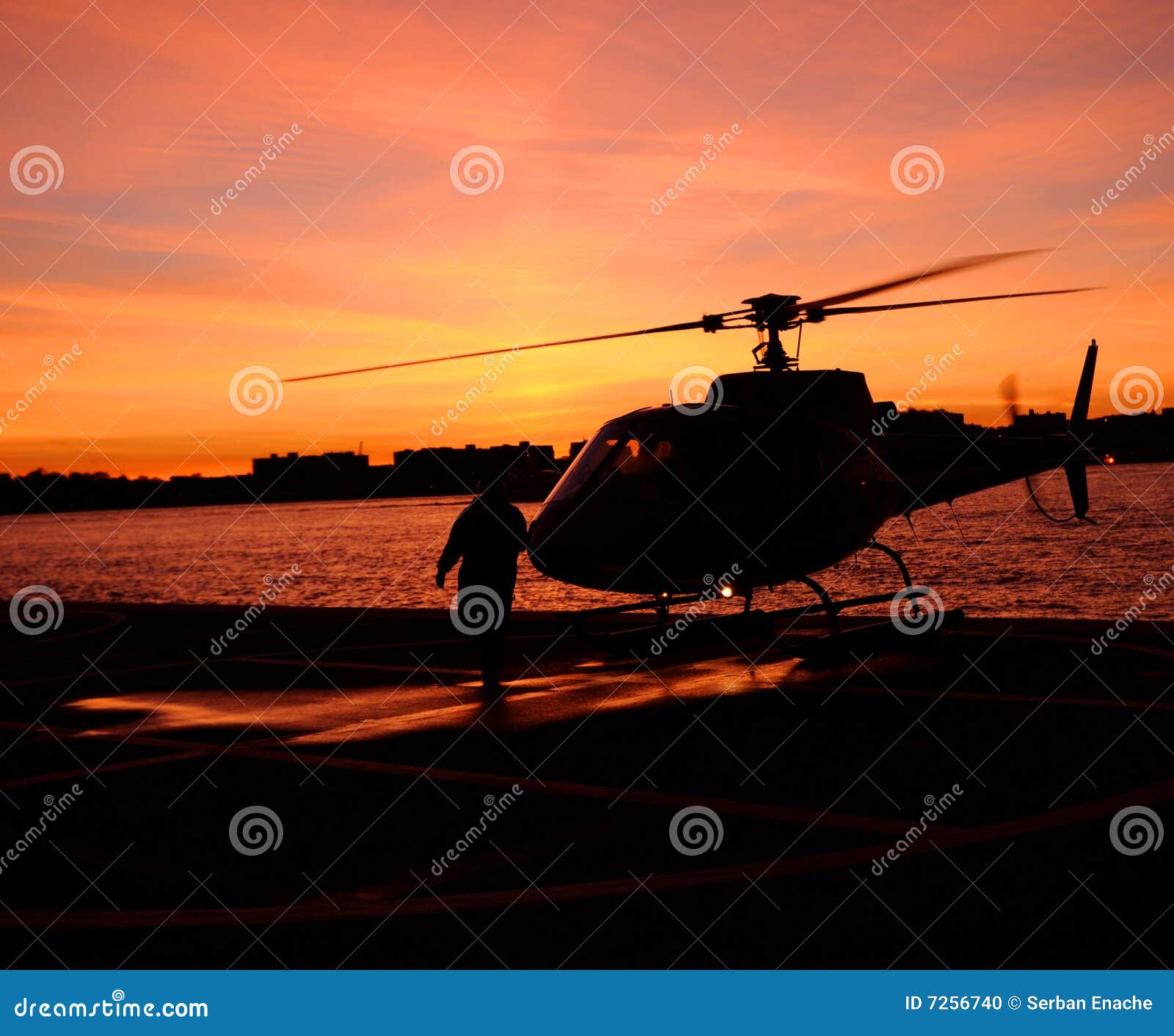 Helicopter stock photo. Image of colorful, person, ground - 7256740