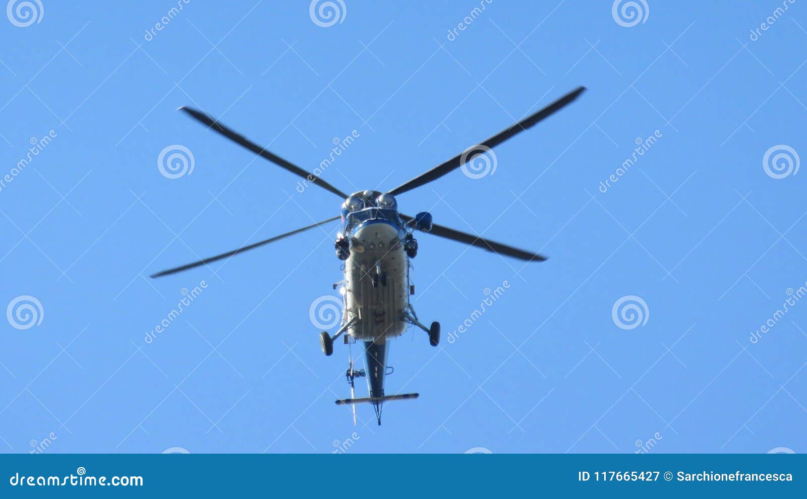 Helicopter on the move stock image. Image of emergency - 117665427