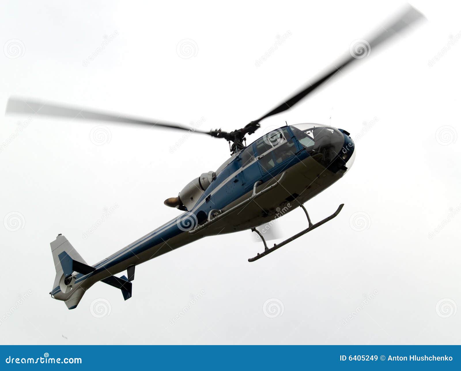 Helicopter Airborne Close-up Stock Image - Image of travel, blue: 6405249