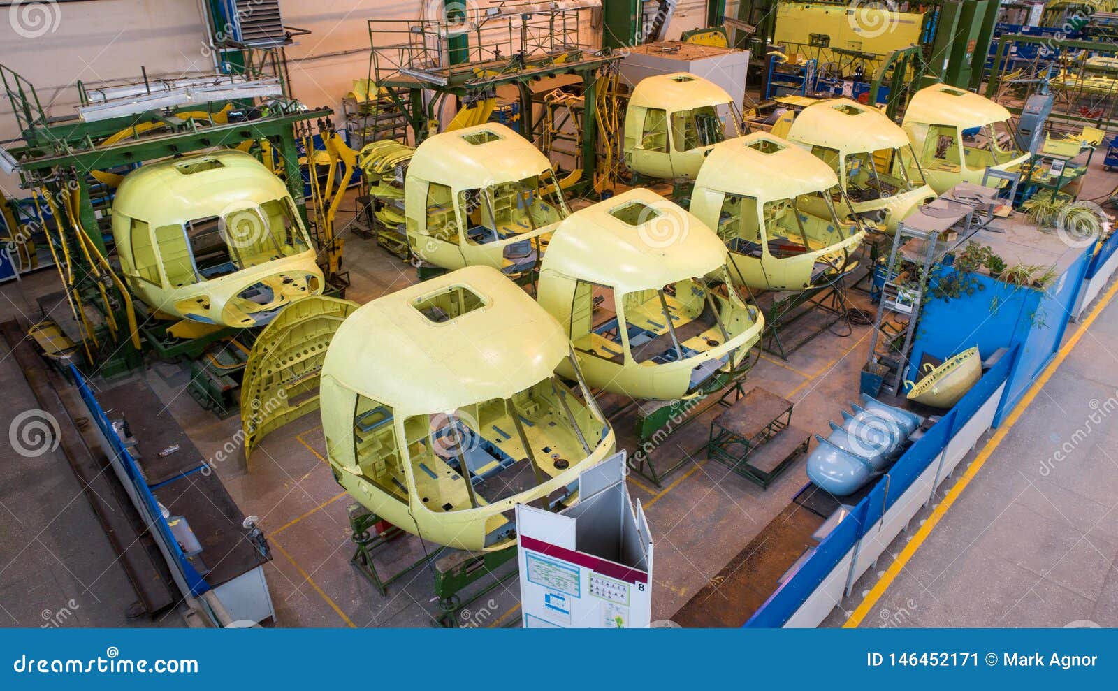 Helicopter Aviation Plant Making Process Stock Image - Image of avia ...