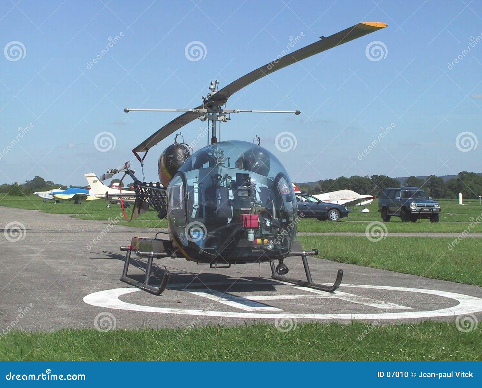 Helicopter Bell B-46 stock photo. Image of bell, round, helicopter - 7010