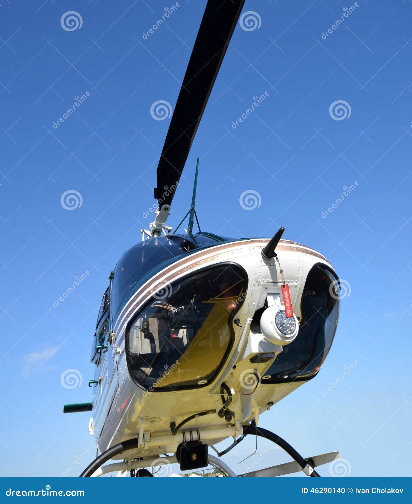 Helicopter from below stock photo. Image of helicopter - 46290140