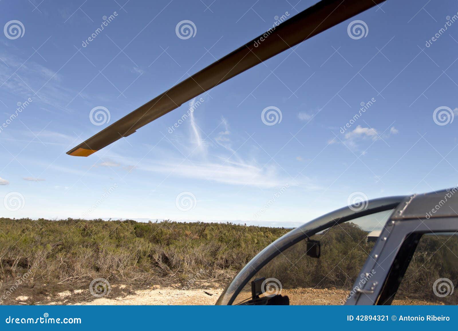 Helicopter Blade and Cabin stock image. Image of system - 42894321