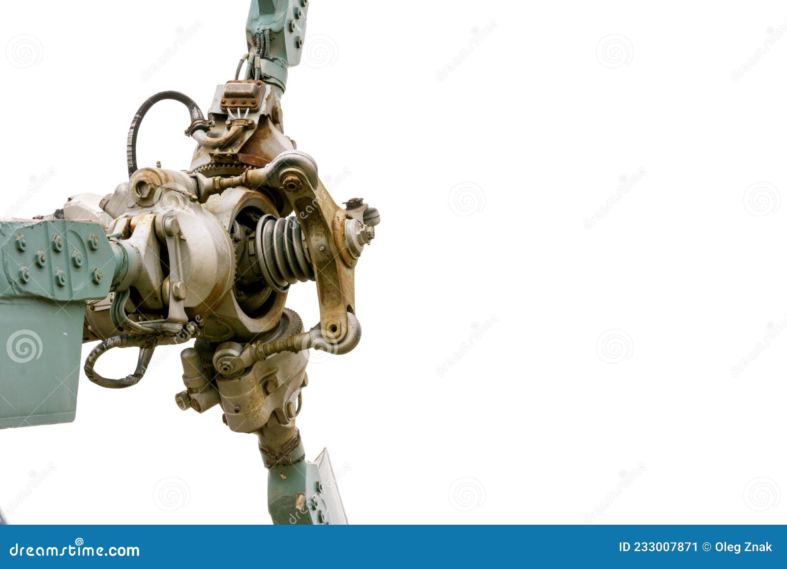 Helicopter Blade Joint Unit Stock Image - Image of blade, power: 233007871