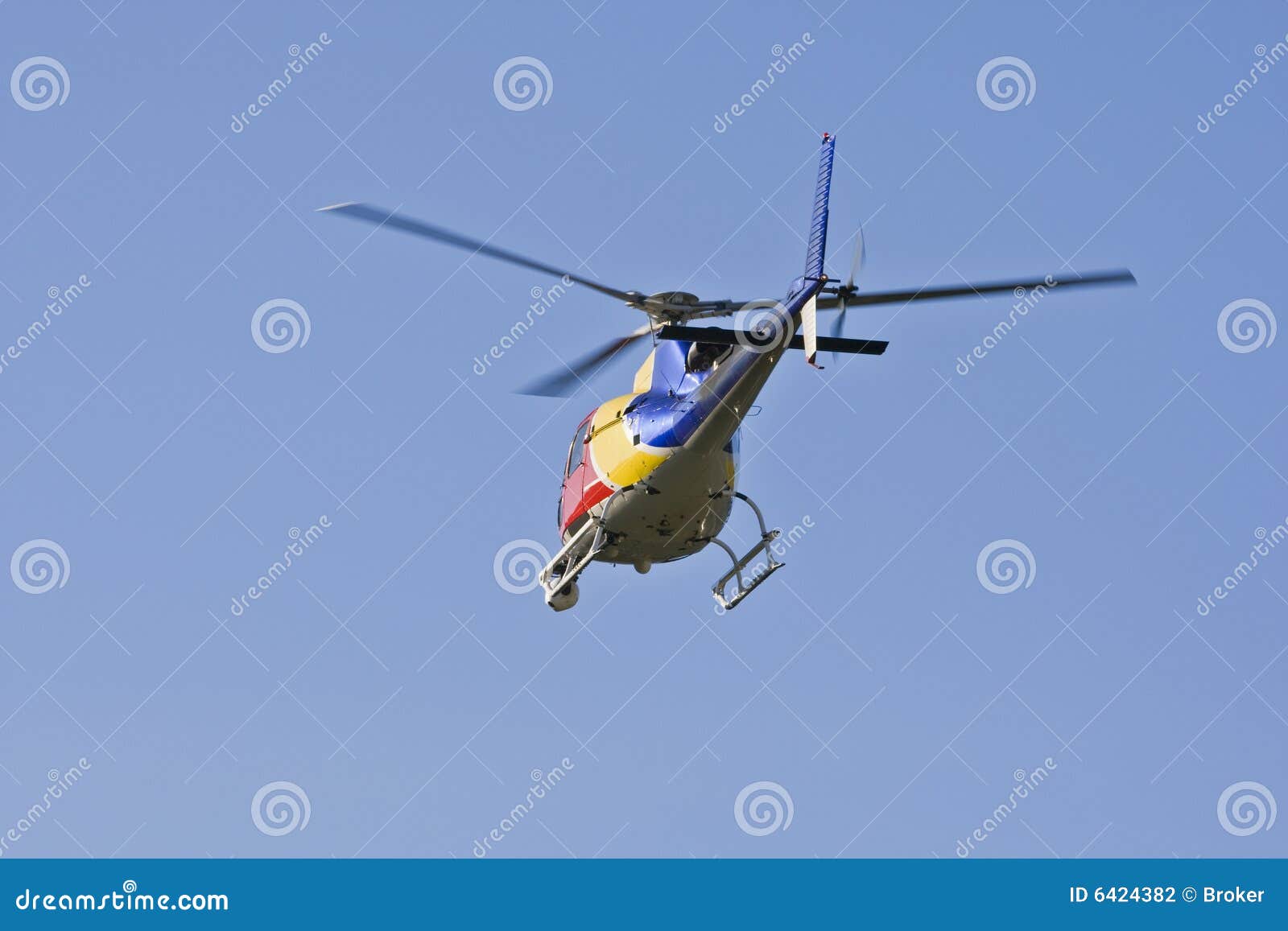 Helicopter with camera stock photo. Image of intervention - 6424382