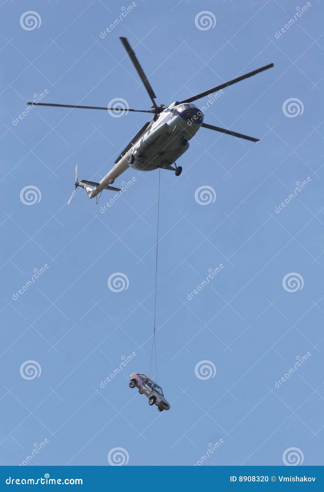 Helicopter and car stock photo. Image of technology, helicopter - 8908320