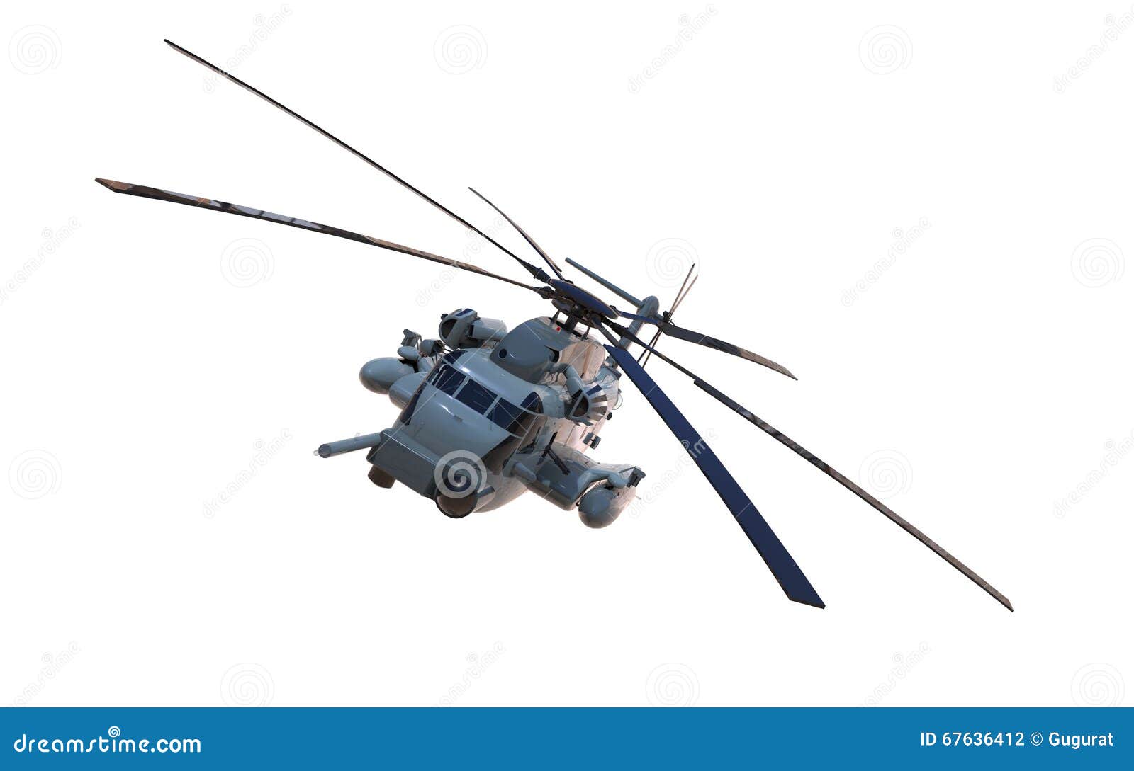 Helicopter CH-53 Military Flying Stock Photo - Image of aerospace ...