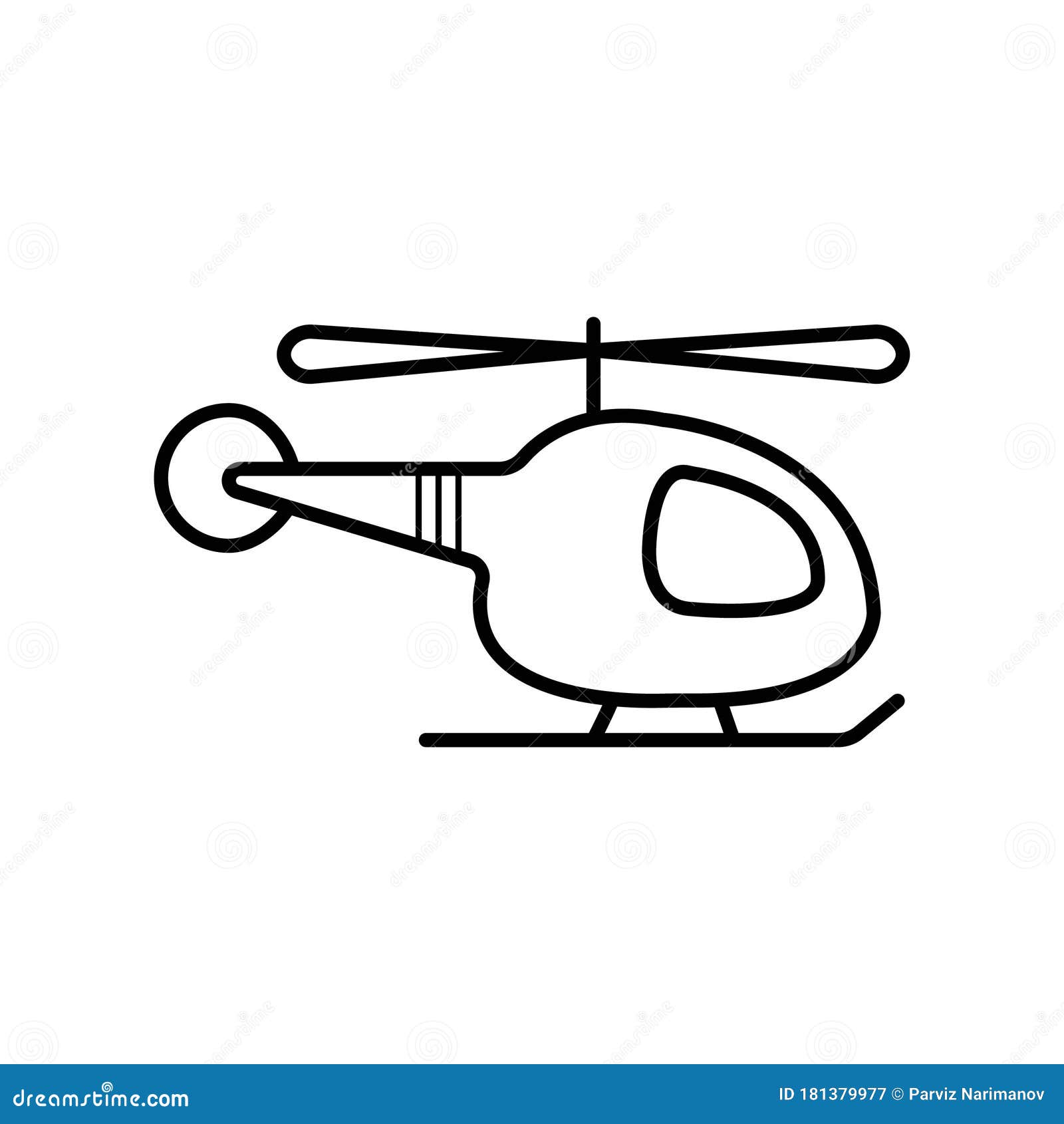 Helicopter, Chopper Icon. Vector Illustration Stock Illustration ...