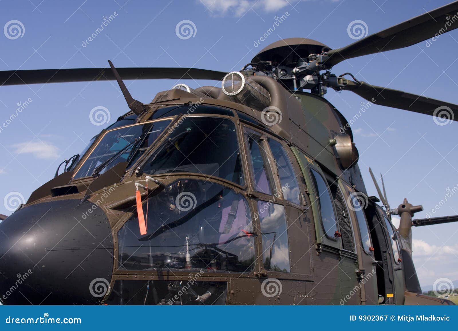 Helicopter close up stock image. Image of military, detail - 9302367