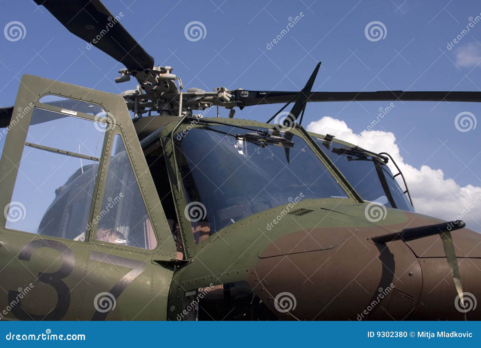 Helicopter close up stock photo. Image of details, cabin - 9302380