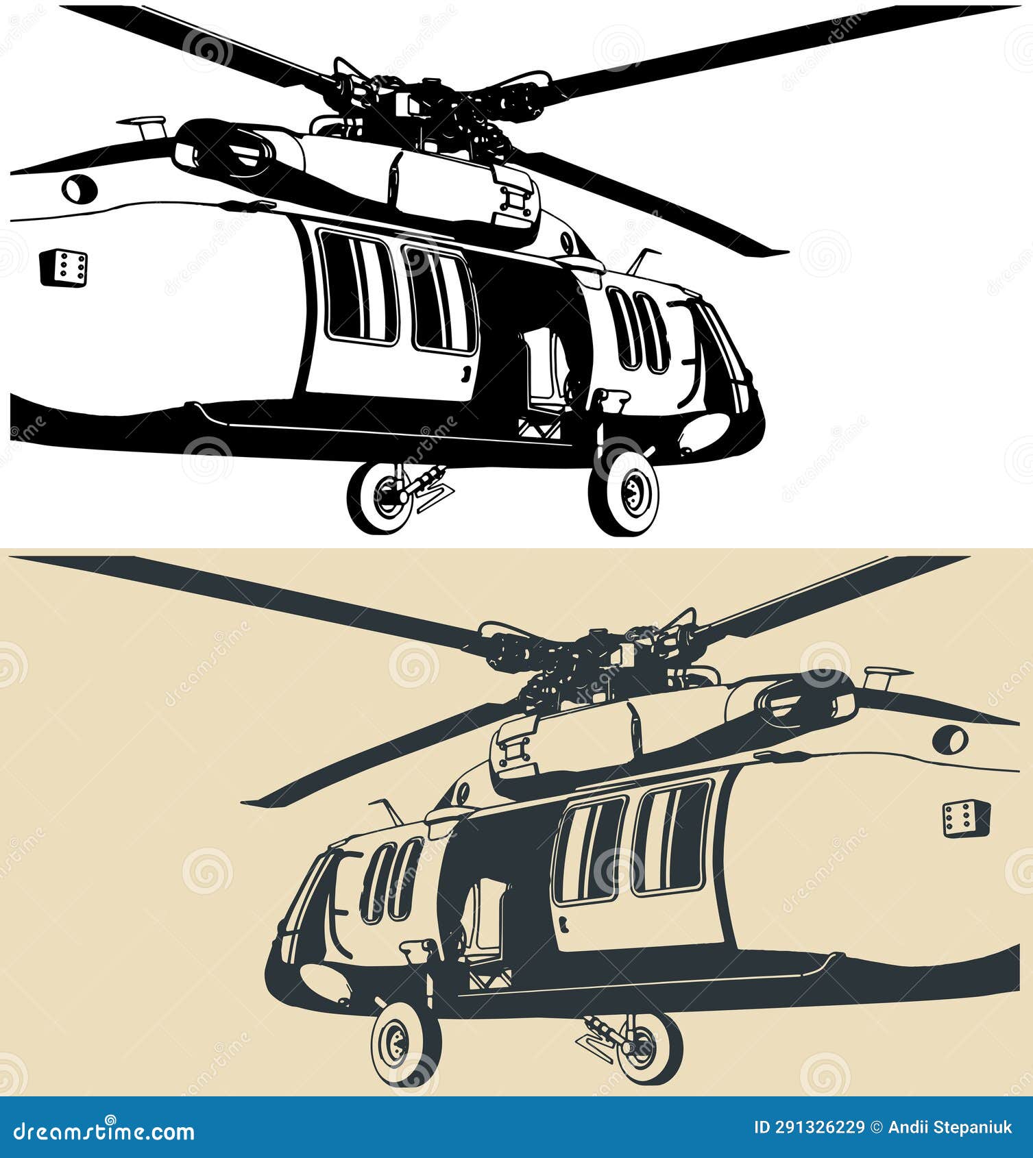 Close-up Of Helicopter, With Smoke Billowing From Its Engine Royalty ...