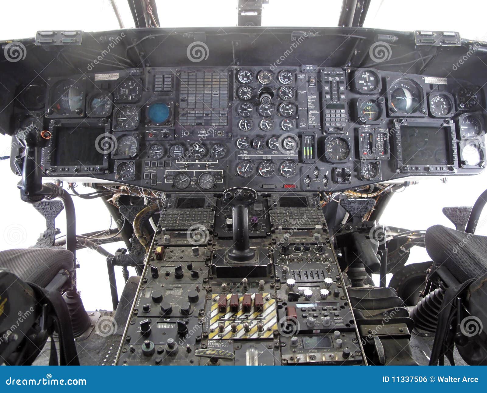 Helicopter Cockpit stock photo. Image of airshow, combat - 11337506