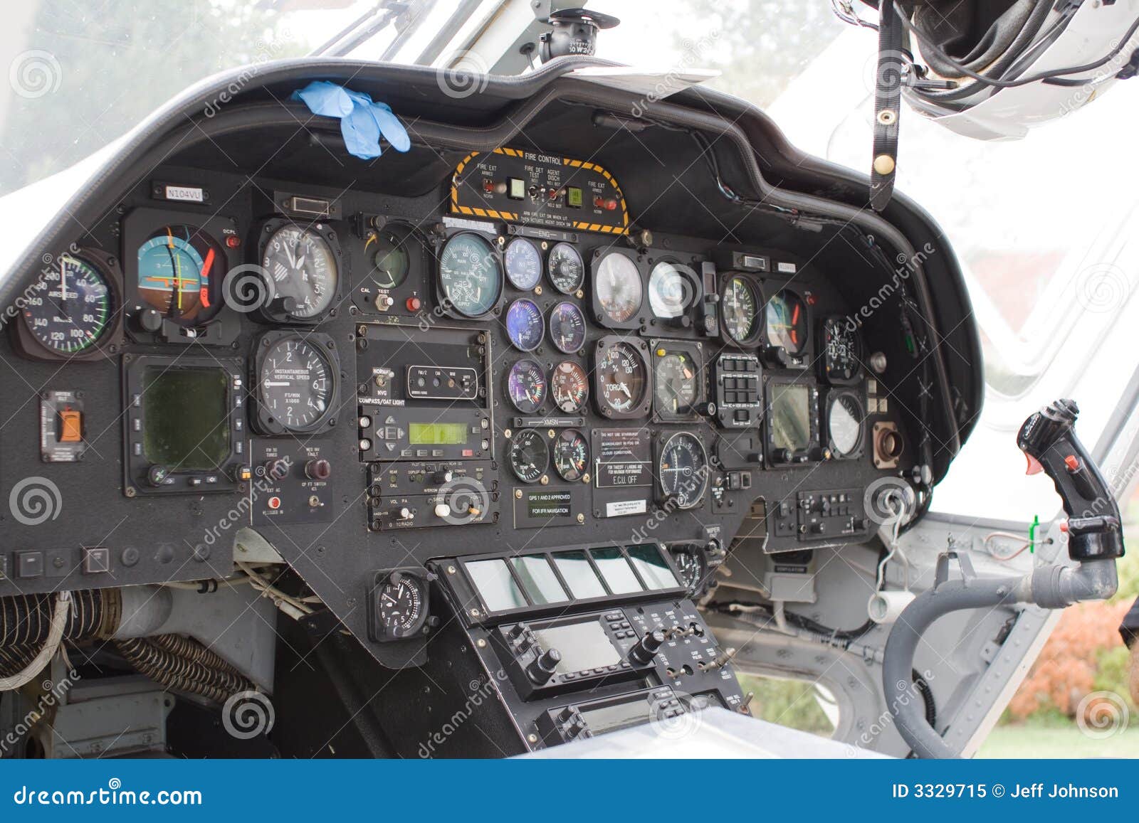 Helicopter cockpit stock image. Image of altimeter, compass - 3329715