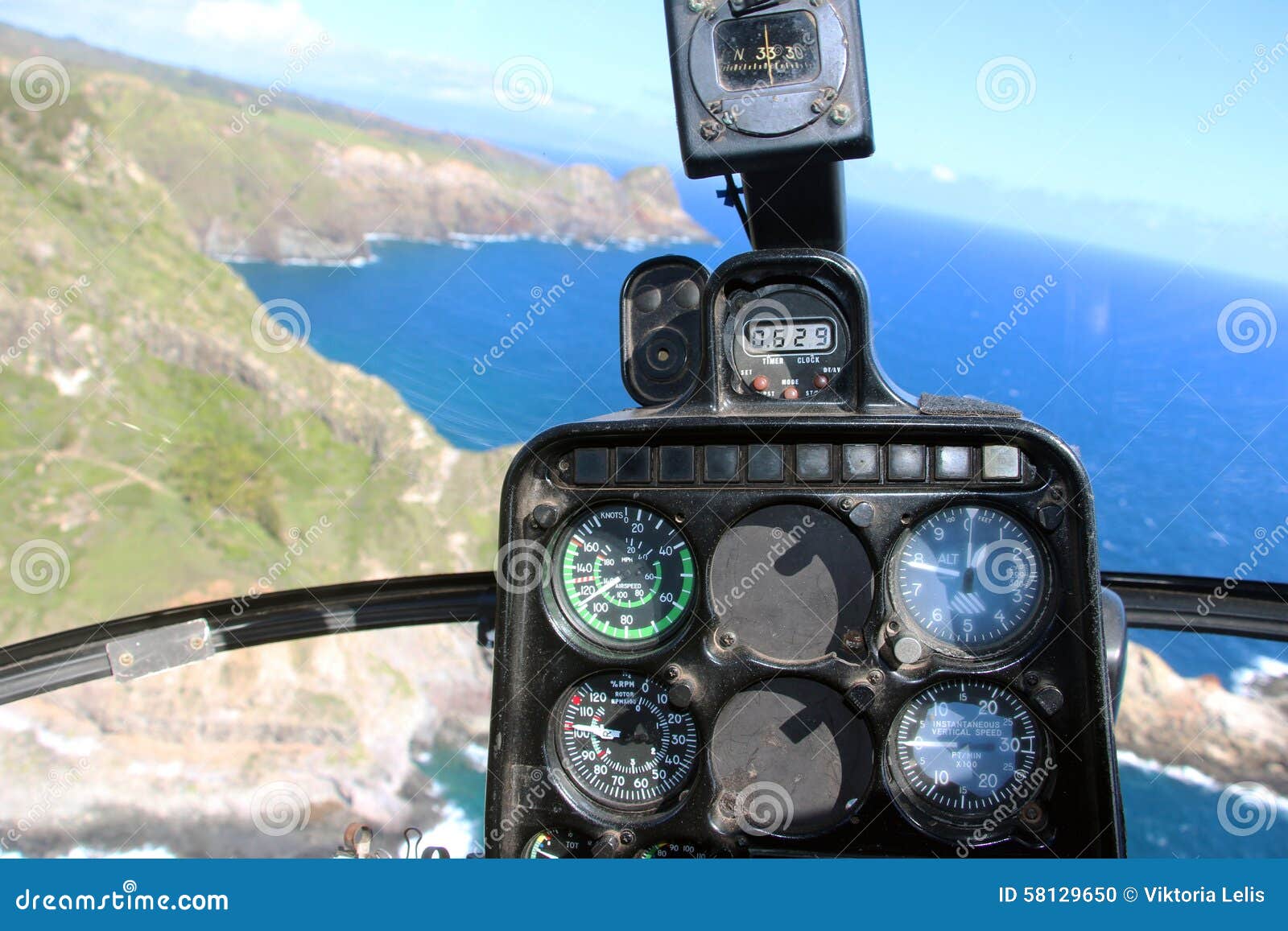 Helicopter Cockpit View