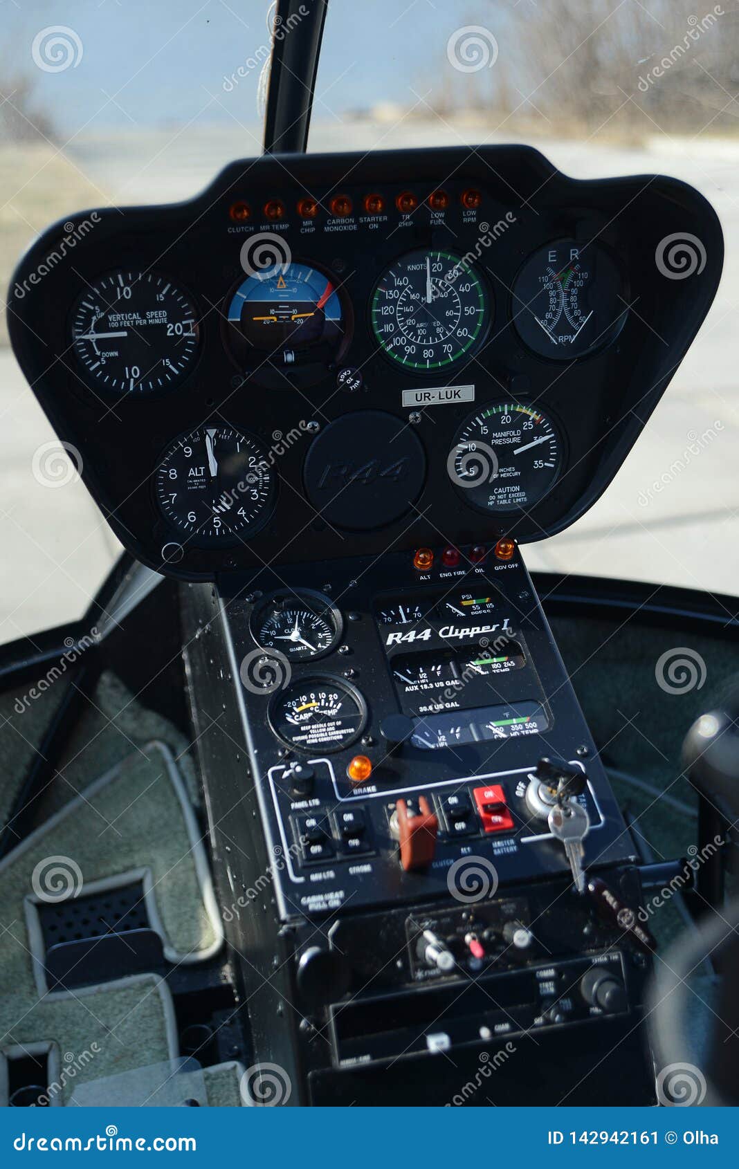 Helicopter control panel editorial photo. Image of signal - 142942161