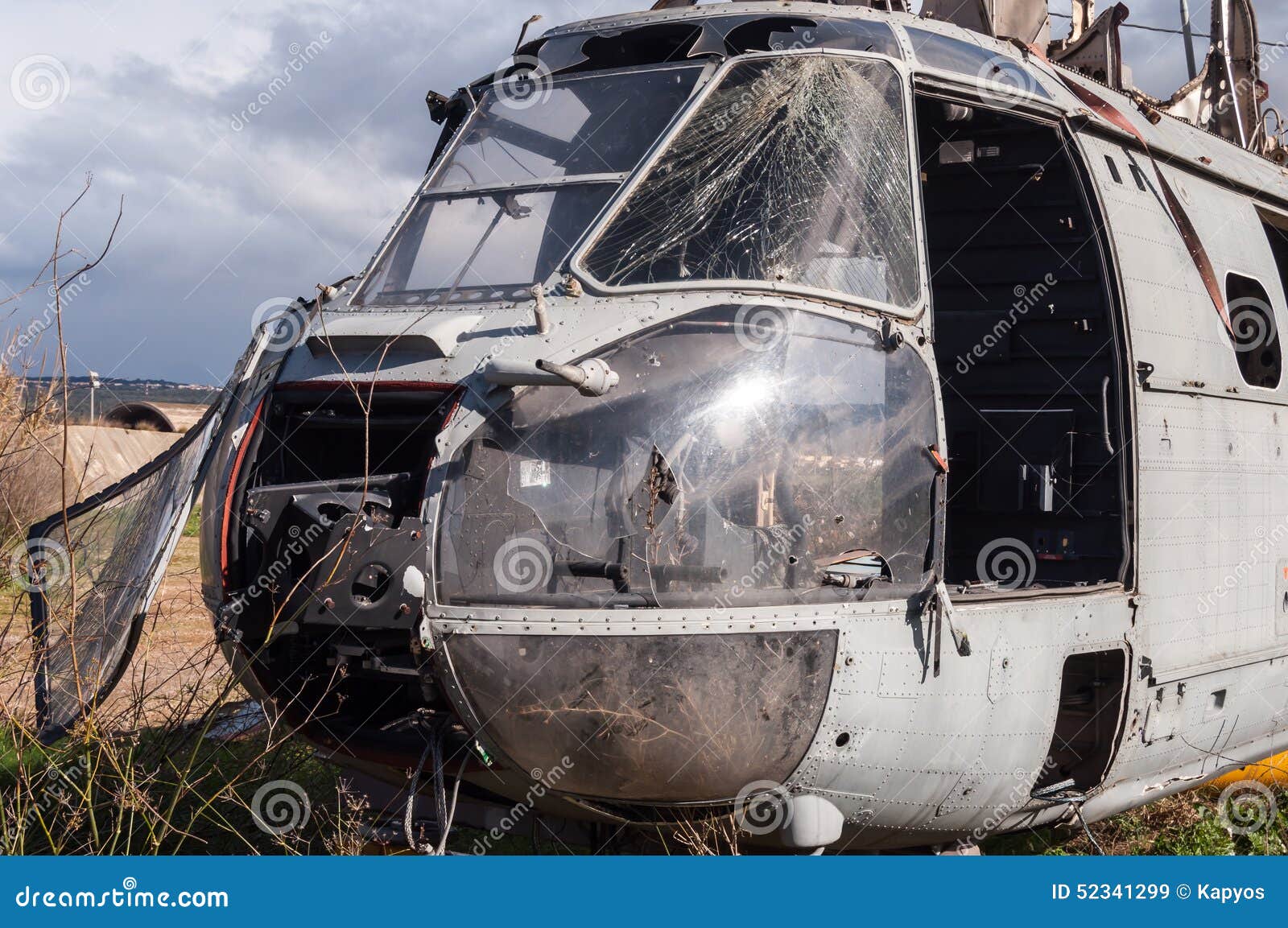 Helicopter crash stock image. Image of rescue, airplane - 52341299