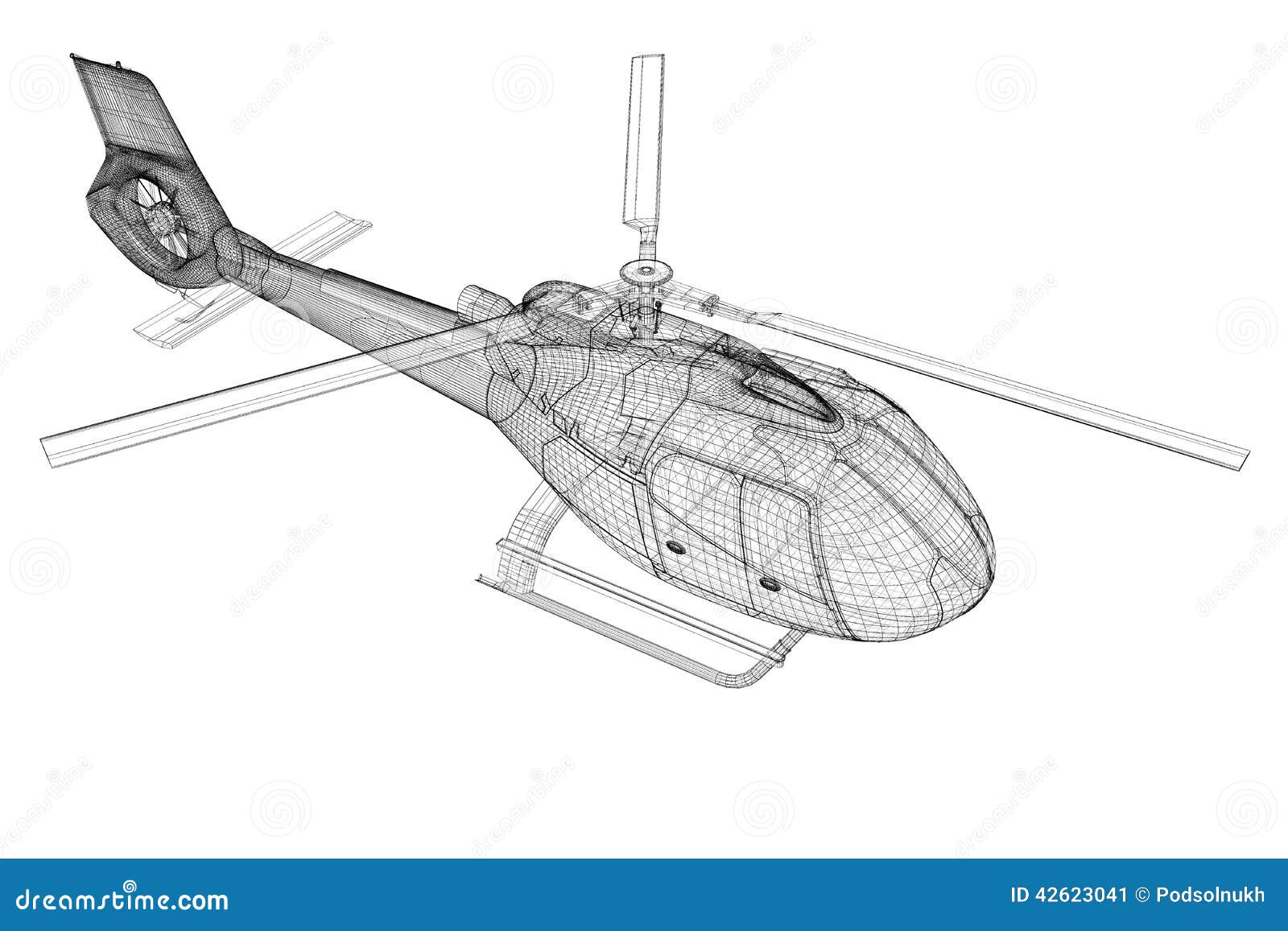 Helicopter stock illustration. Illustration of blackhawk - 42623041