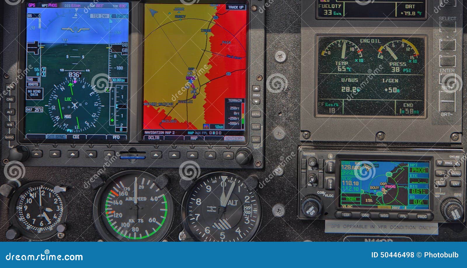 Helicopter Dashboard stock photo. Image of altitude, safety - 50446498