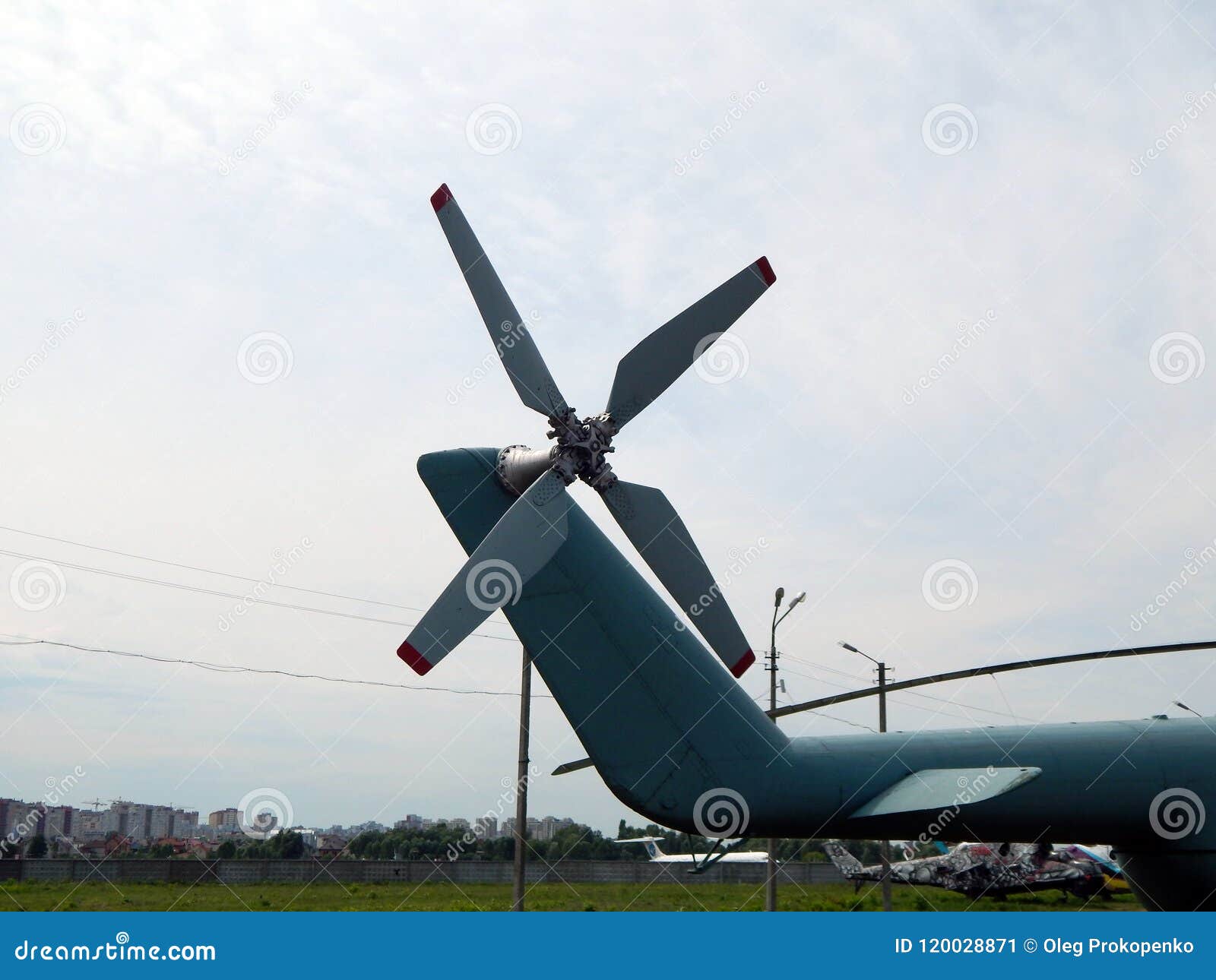 Helicopter Engine Propellers Air Stock Image - Image of ambulance ...