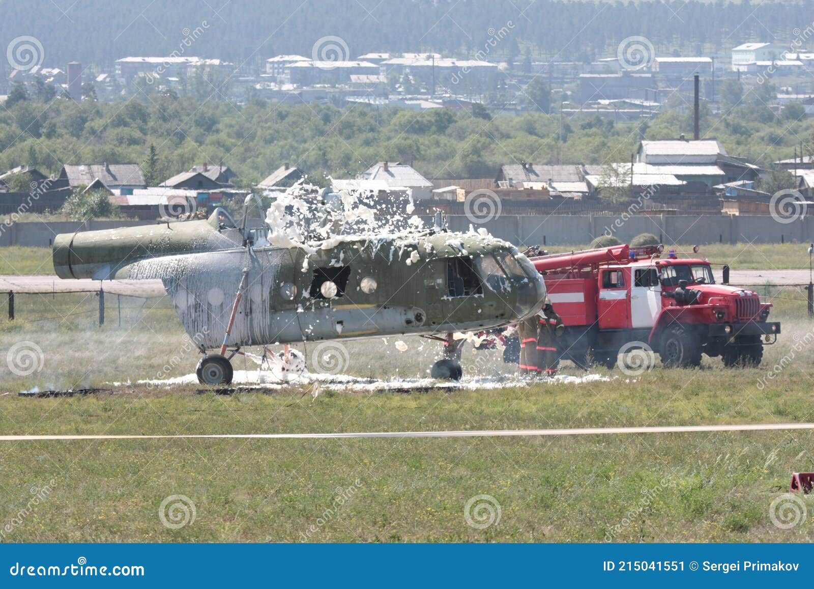 The helicopter exploded stock image. Image of aircraft - 215041551