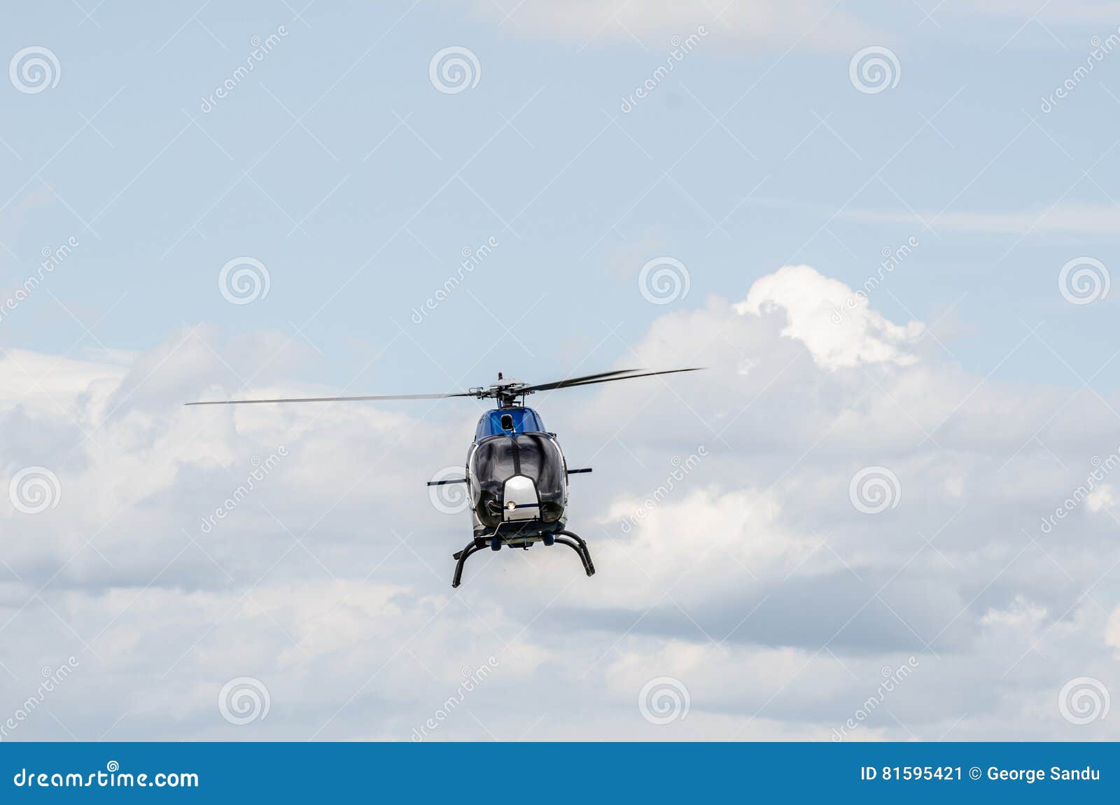 Helicopter in flight stock image. Image of transport - 81595421