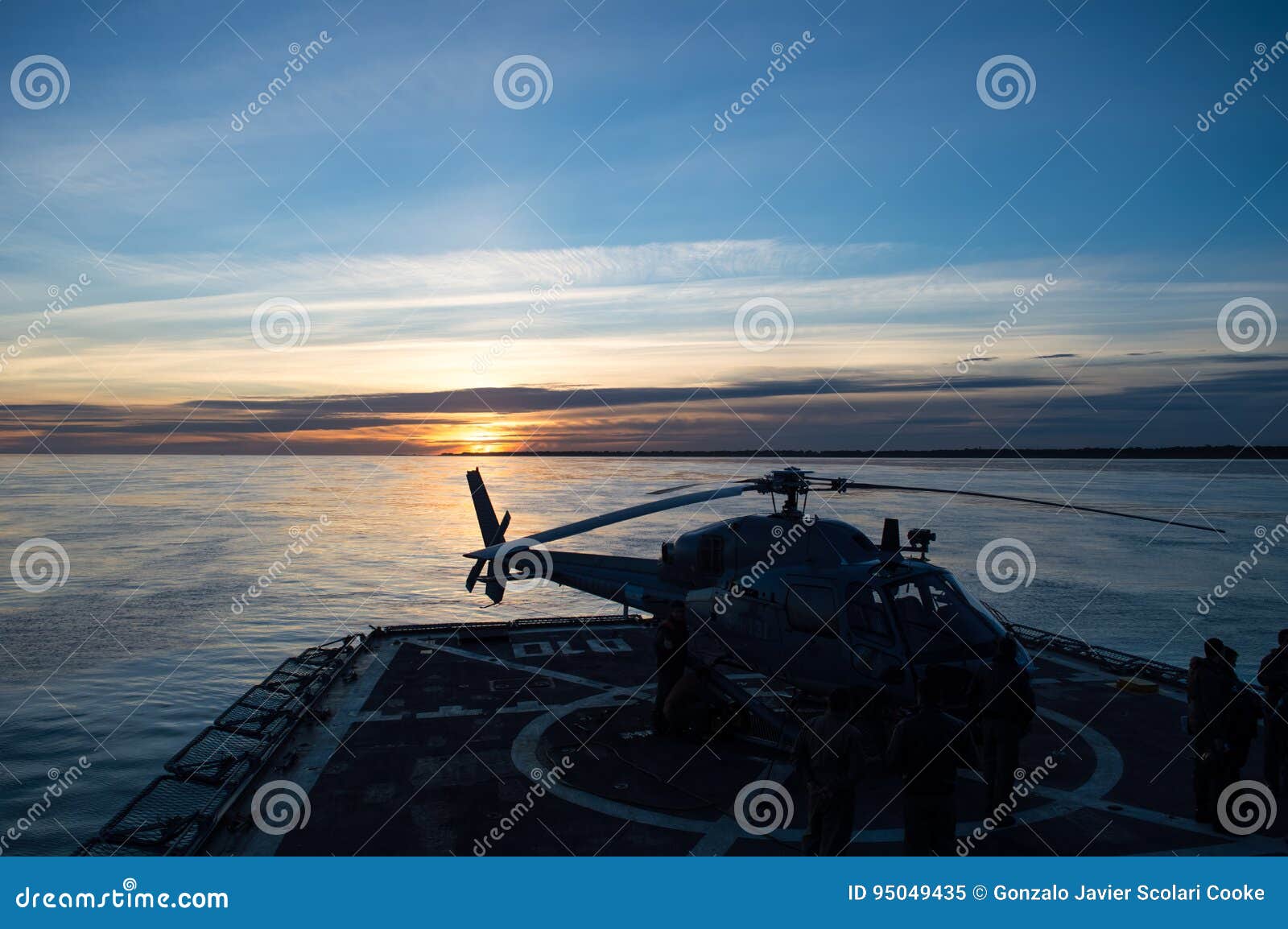 Helicopter on flight deck editorial image. Image of background - 95049435