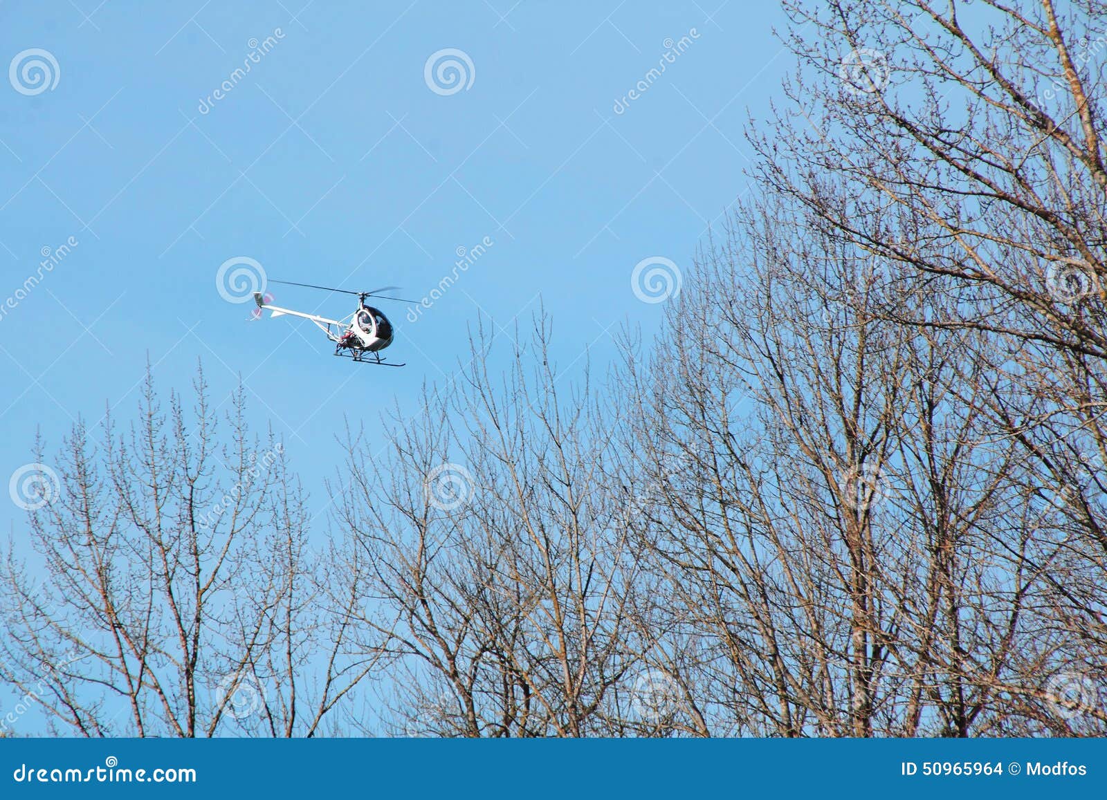 Helicopter and Forest stock photo. Image of negotiating - 50965964