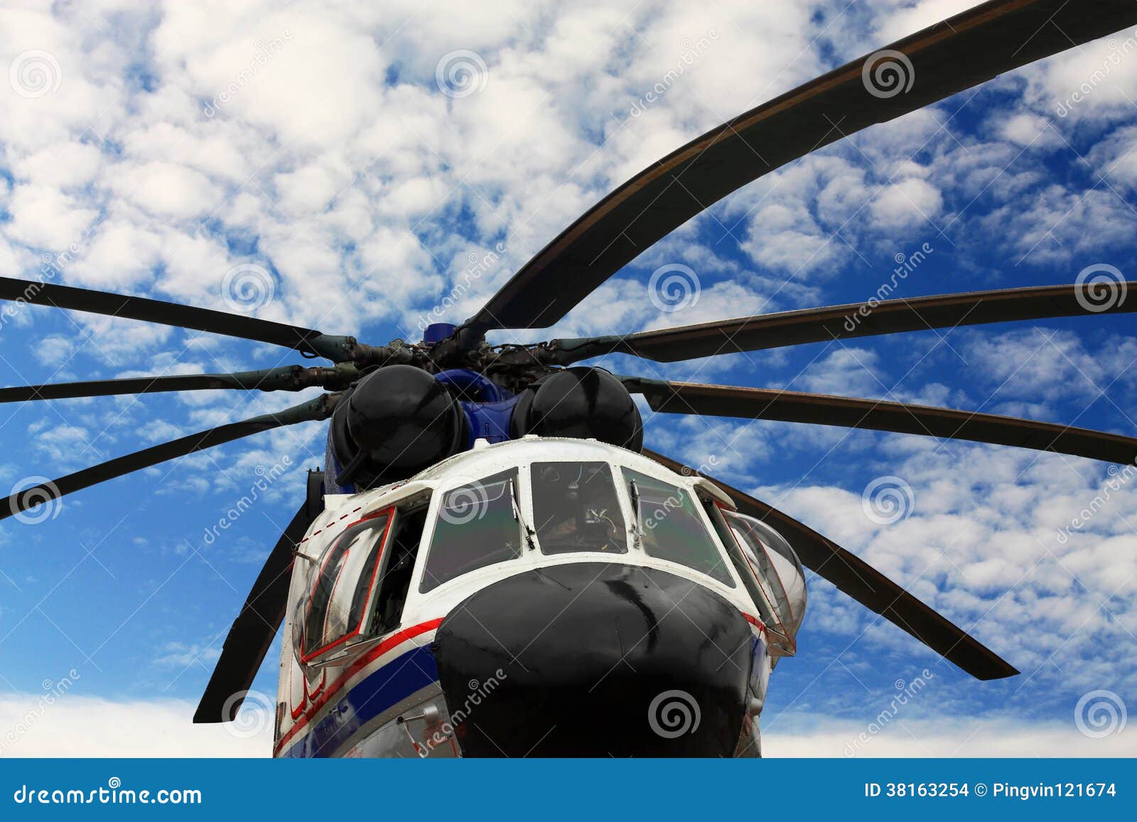 Helicopter, front view stock photo. Image of engine, travel - 38163254