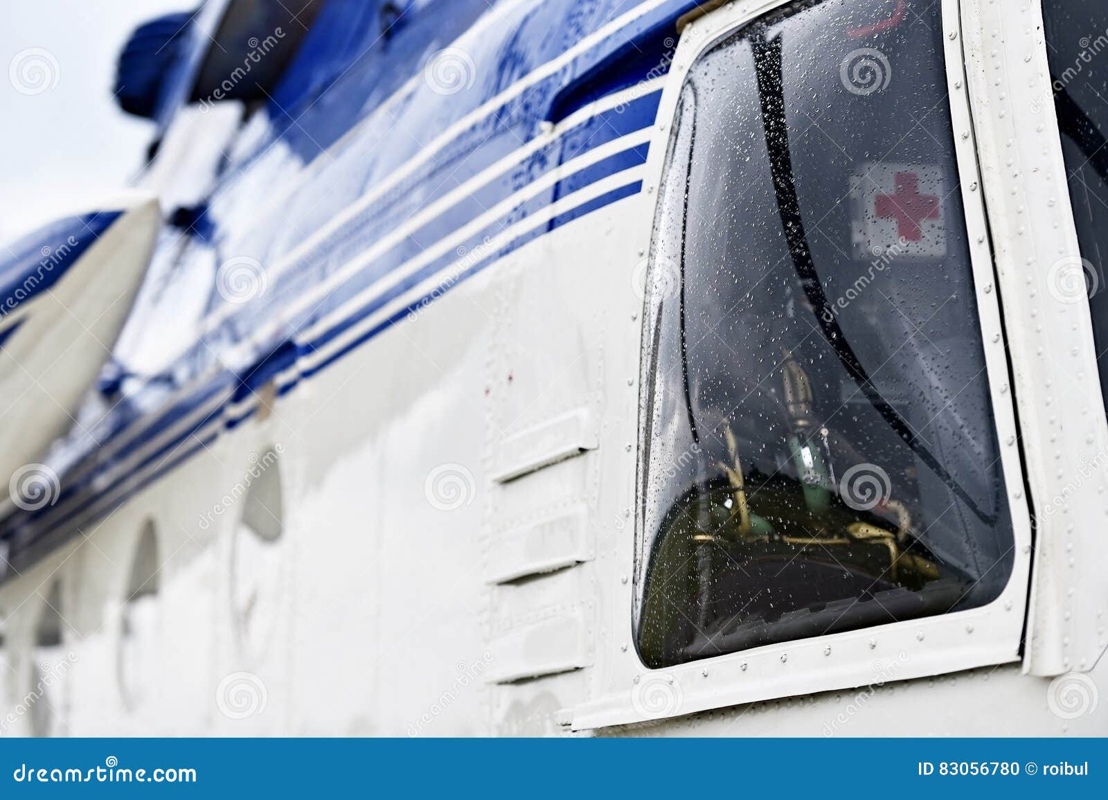 Helicopter fuselage detail editorial image. Image of flight - 83056780
