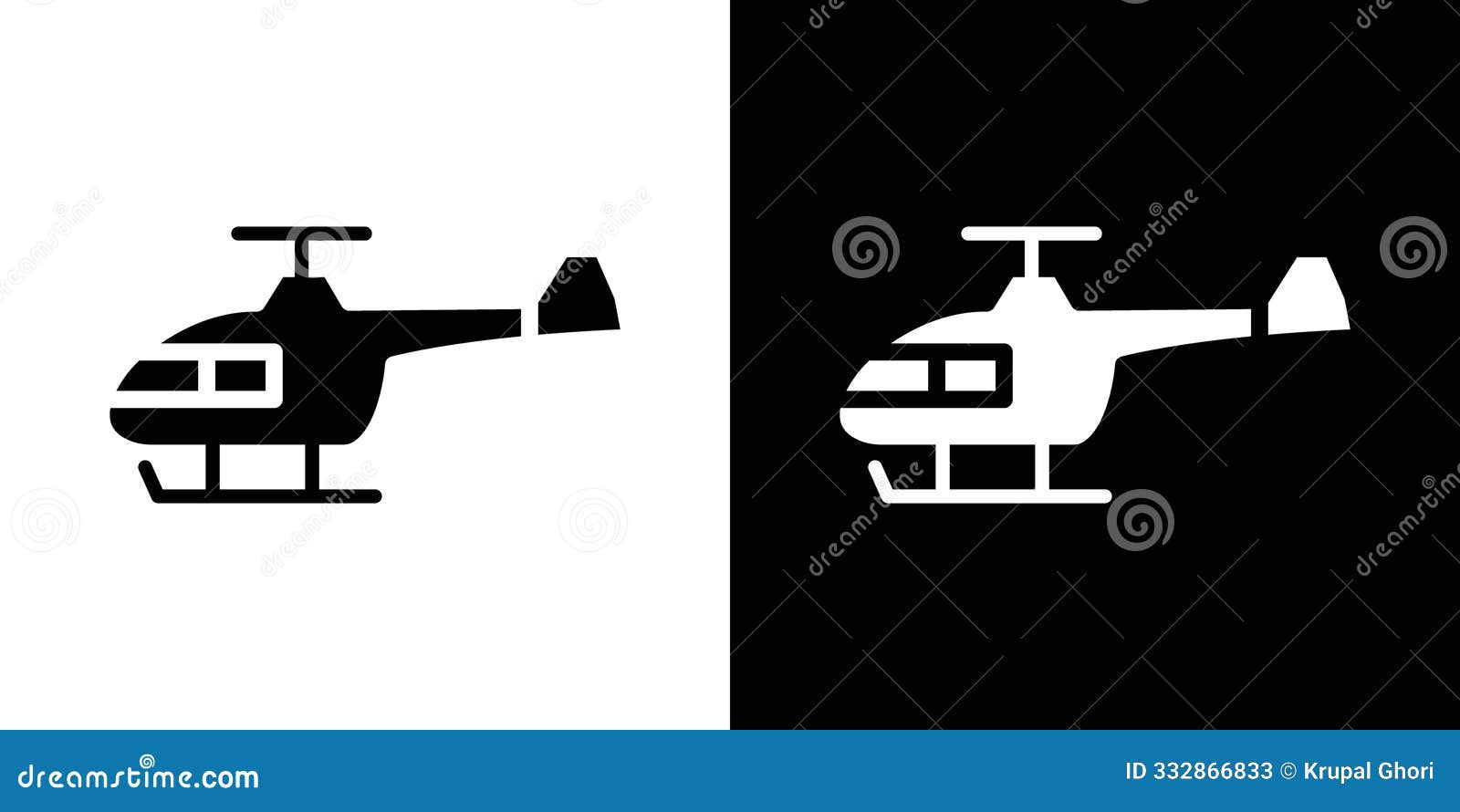 Helicopter Helipad Icon Logo Set Vector Stock Vector - Illustration of ...