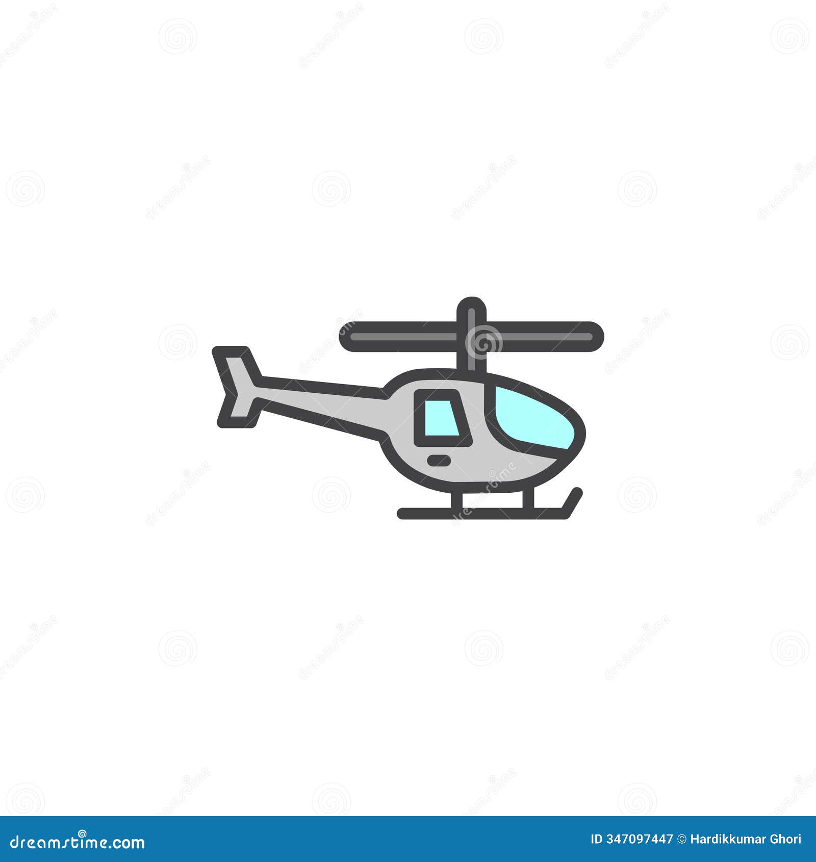 Helicopter Icon Shape Symbol Silhouette. Aircraft Chopper Logo Sign ...