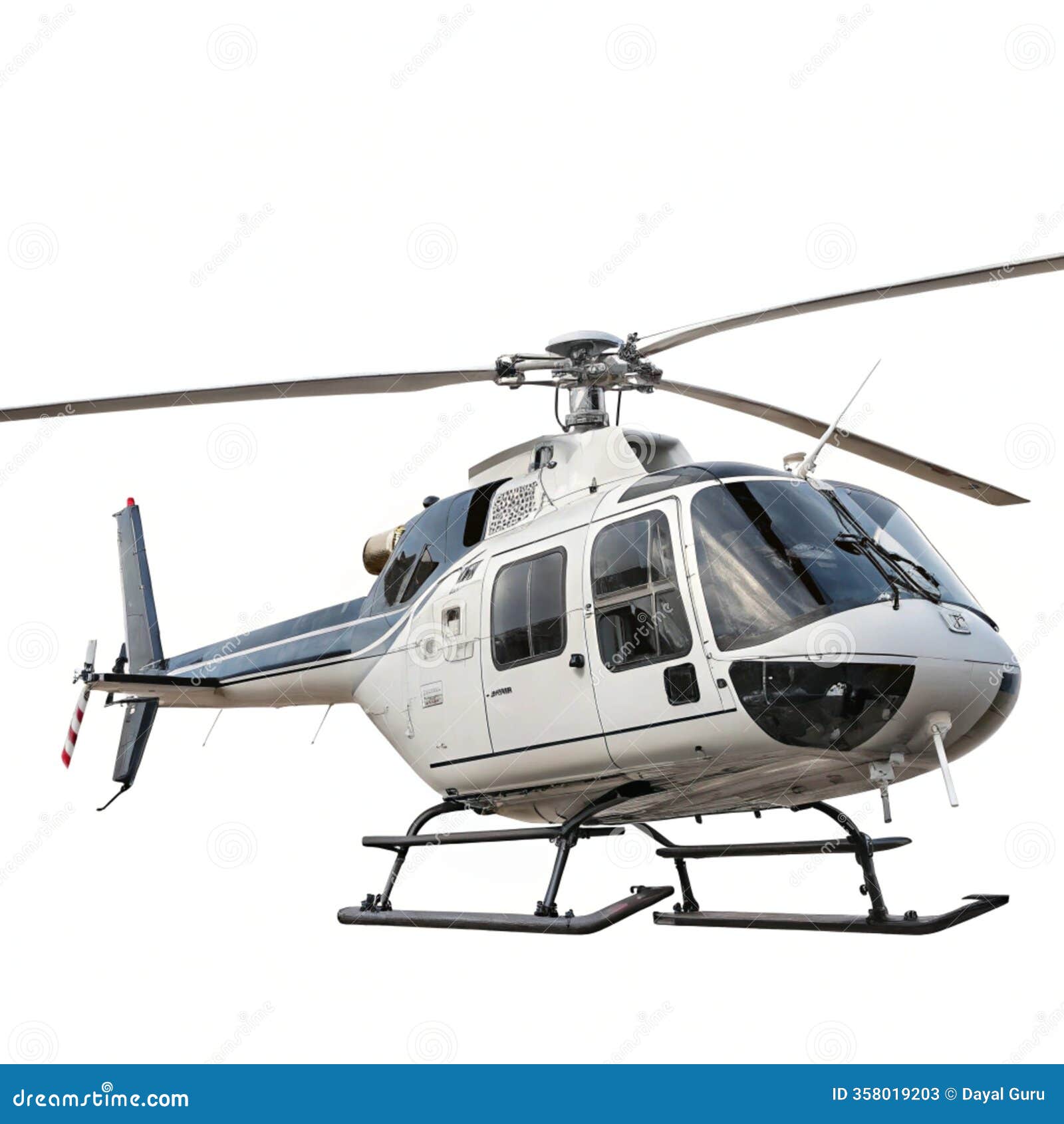 Helicopter on Transparent Background Stock Illustration - Illustration ...