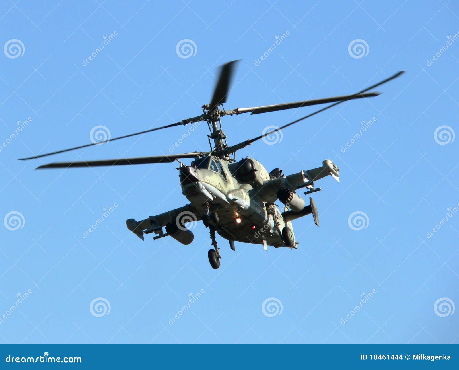 Helicopter Ka-50 the Black Shark Stock Photo - Image of black, russia ...