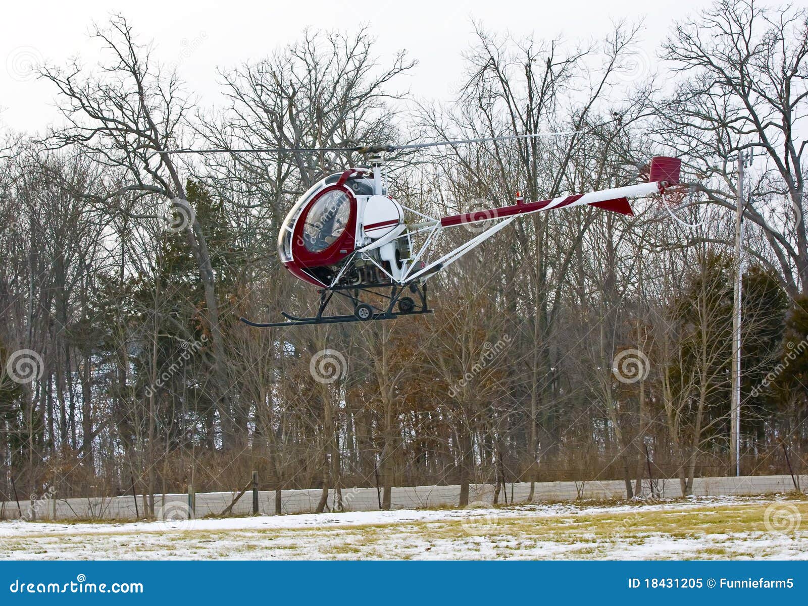 Helicopter Landing in Field Stock Image - Image of rescue, outdoors ...