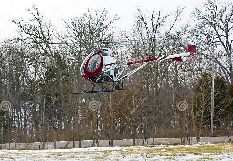 Helicopter Landing in Field Stock Image - Image of rescue, outdoors ...