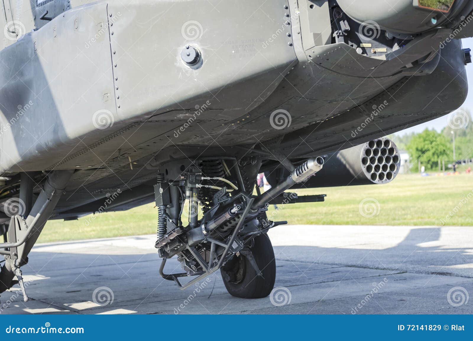 Helicopter machine gun stock image. Image of army, tank - 72141829