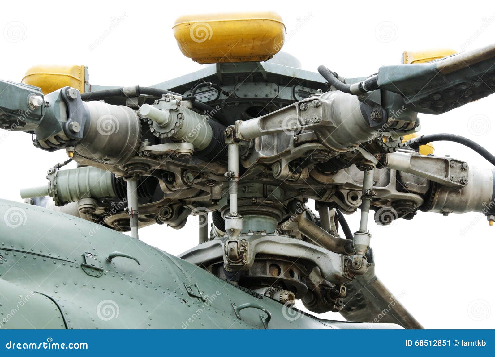 Helicopter Main Rotor Blades On The Background Of The Sky Stock Image ...