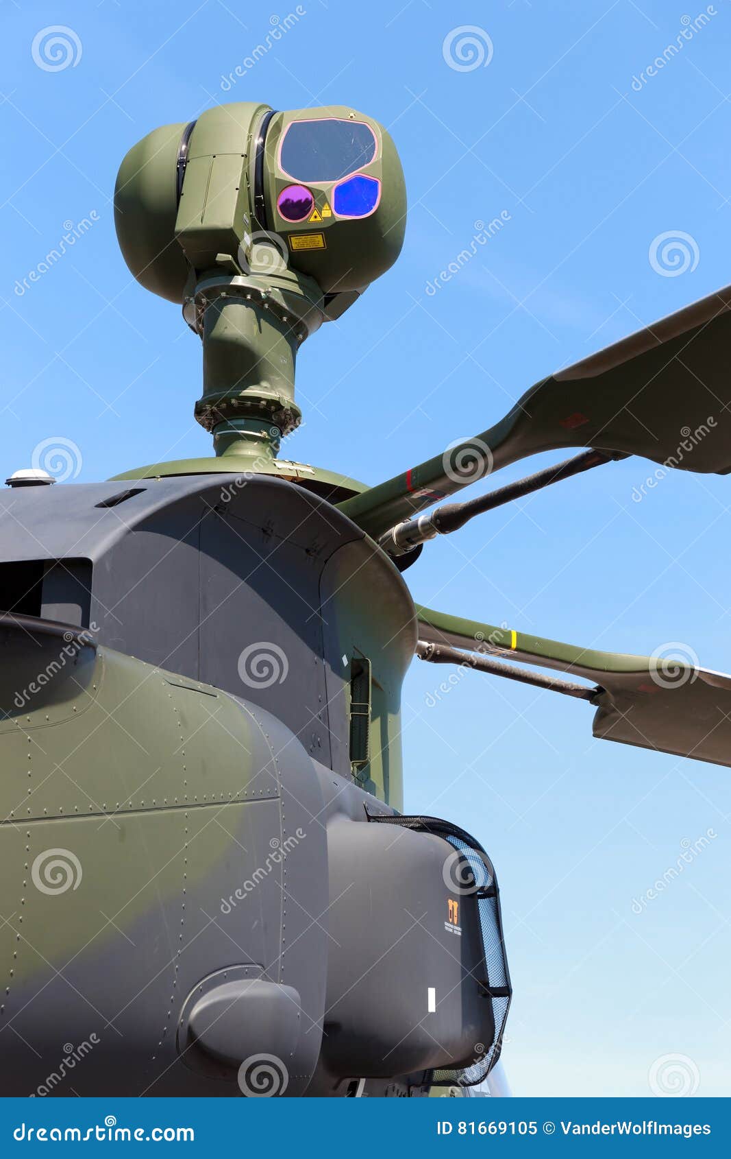 Helicopter Mast-mounted Sight Stock Image - Image of airshow, german ...