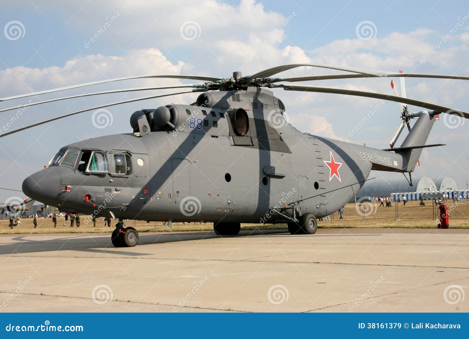 Helicopter Mi - 26 T editorial stock image. Image of rotor - 38161379