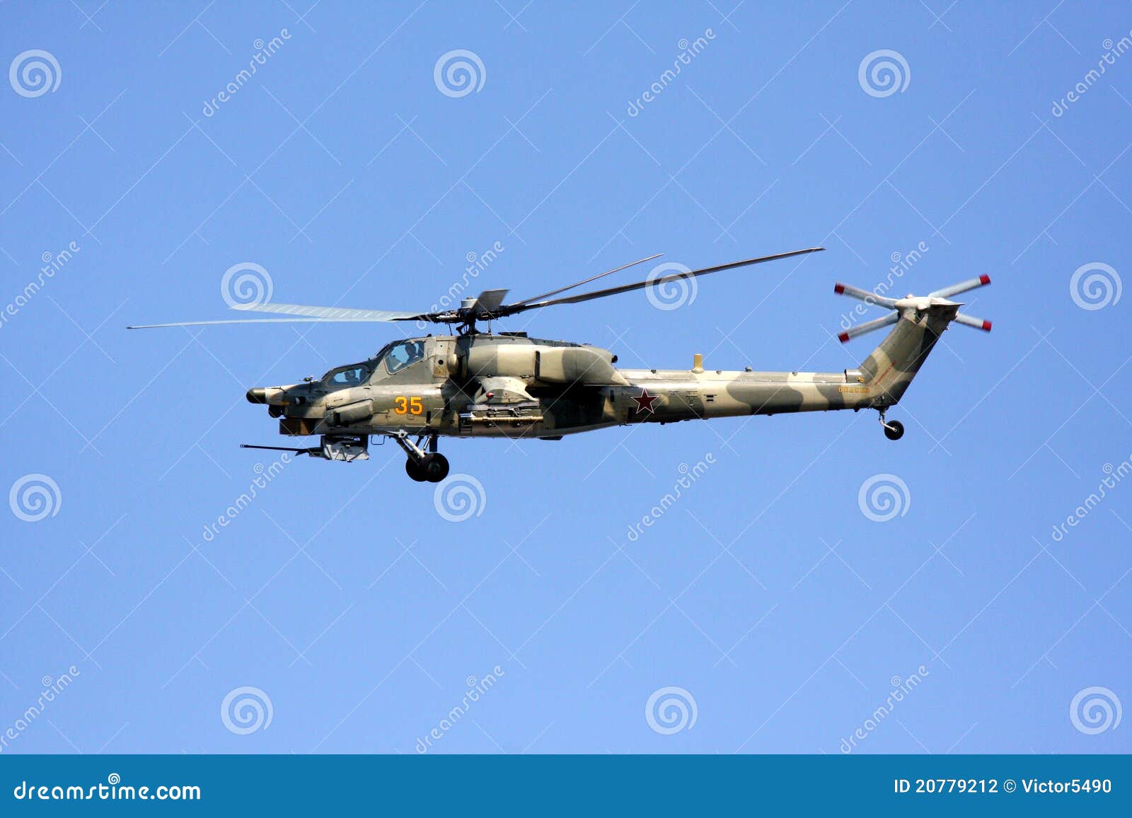 Helicopter Mi-28N editorial photography. Image of aviation - 20779212