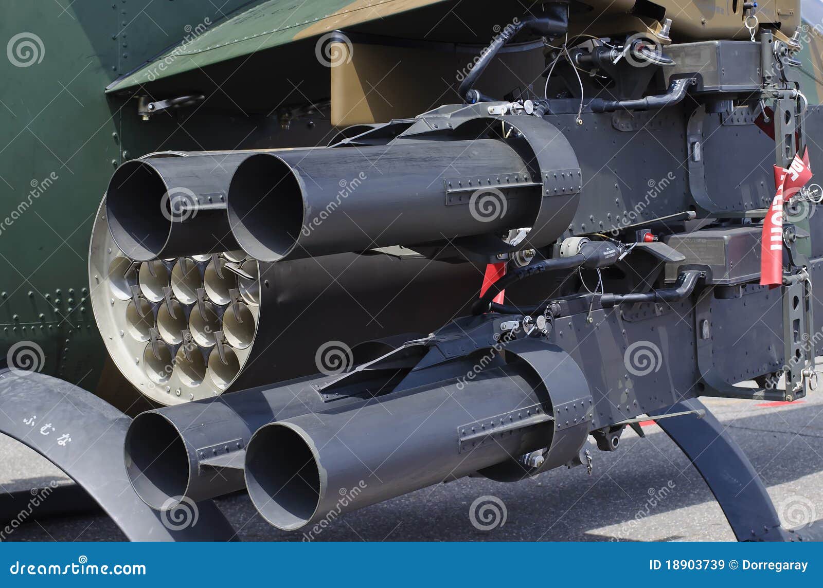 Helicopter Missile Launcher Stock Image - Image of launcher, military ...