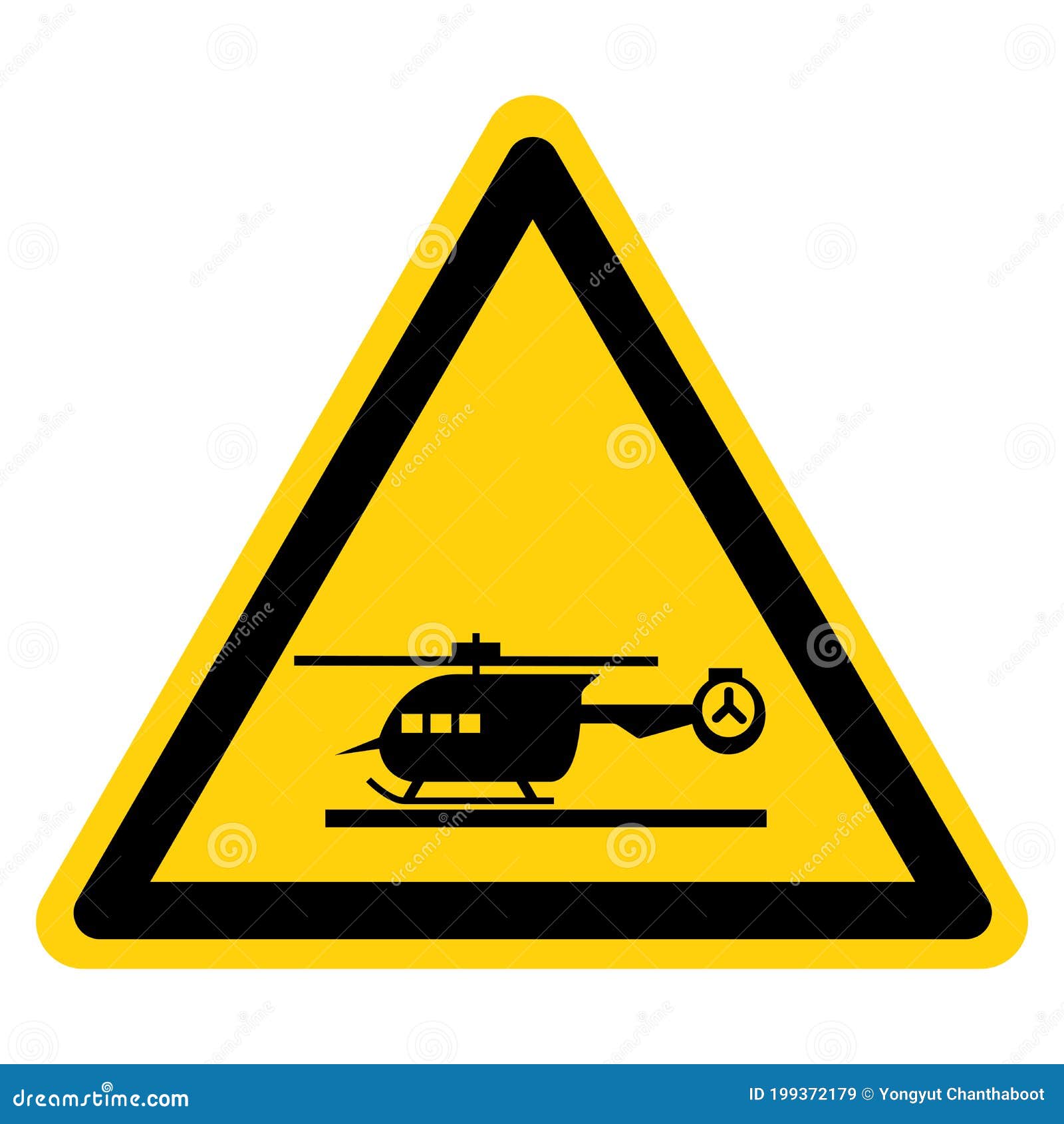 Helicopter Pad Symbol Sign, Vector Illustration, Isolate on White ...