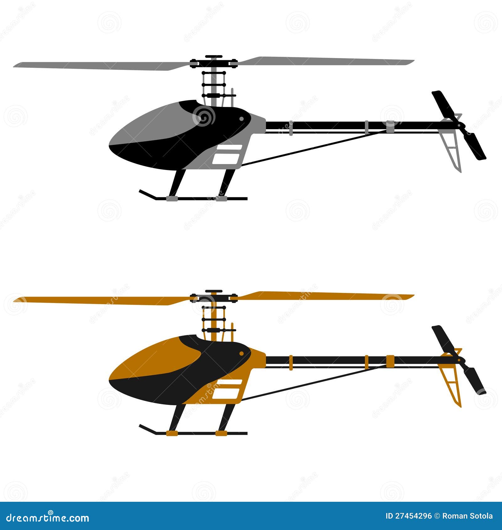Helicopter rc model icons stock vector. Illustration of radio - 27454296