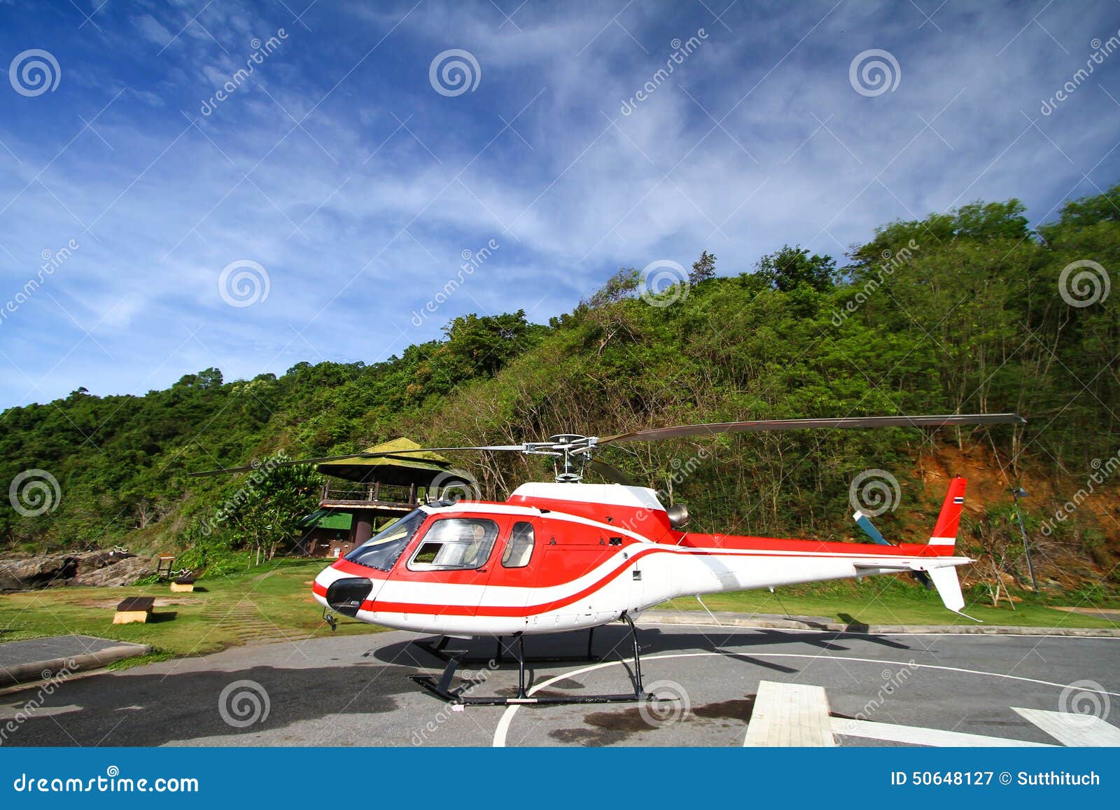 Helicopter stock image. Image of outdoors, city, aircraft - 50648127
