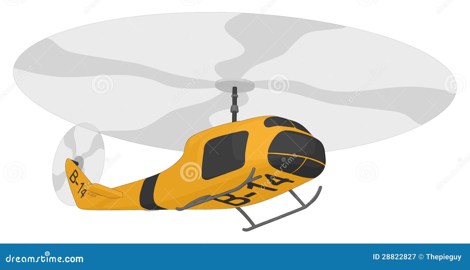 Helicopter (rescue) stock vector. Illustration of isolated - 28822827