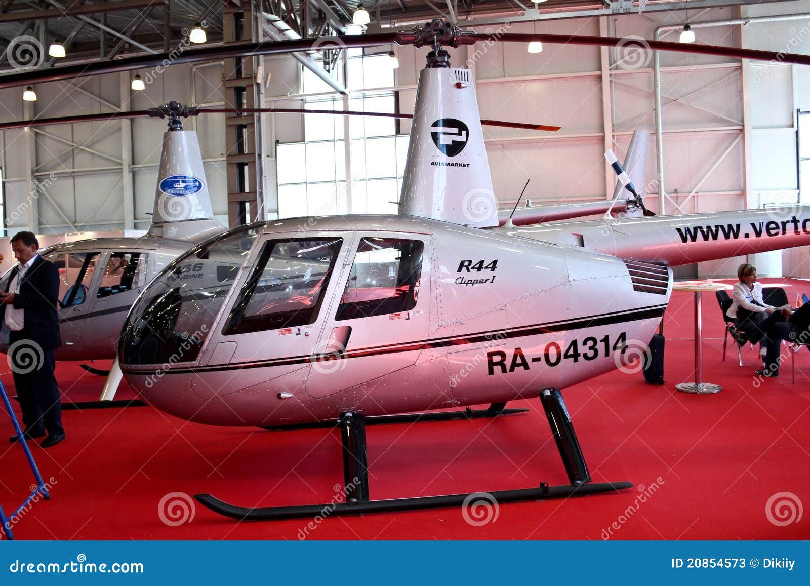 Helicopter Robinson R44 Clipper Editorial Stock Photo - Image of ...