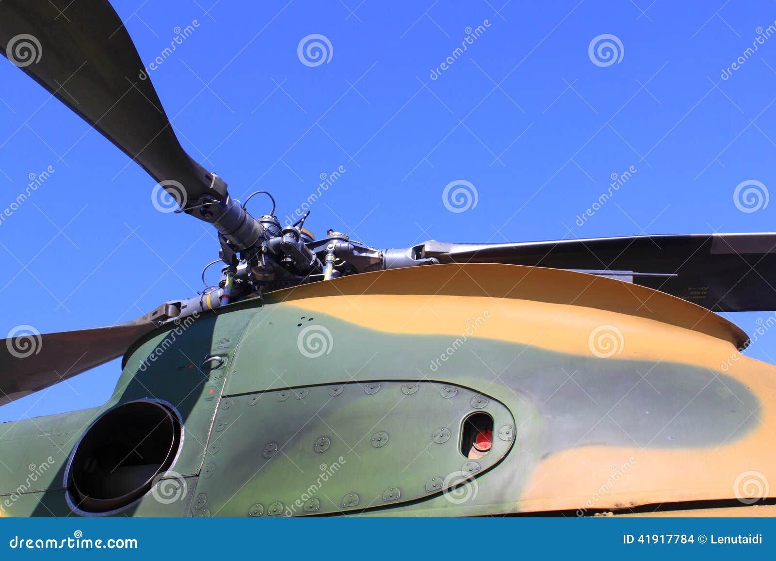 Helicopter rotors stock photo. Image of detail, powerful - 41917784