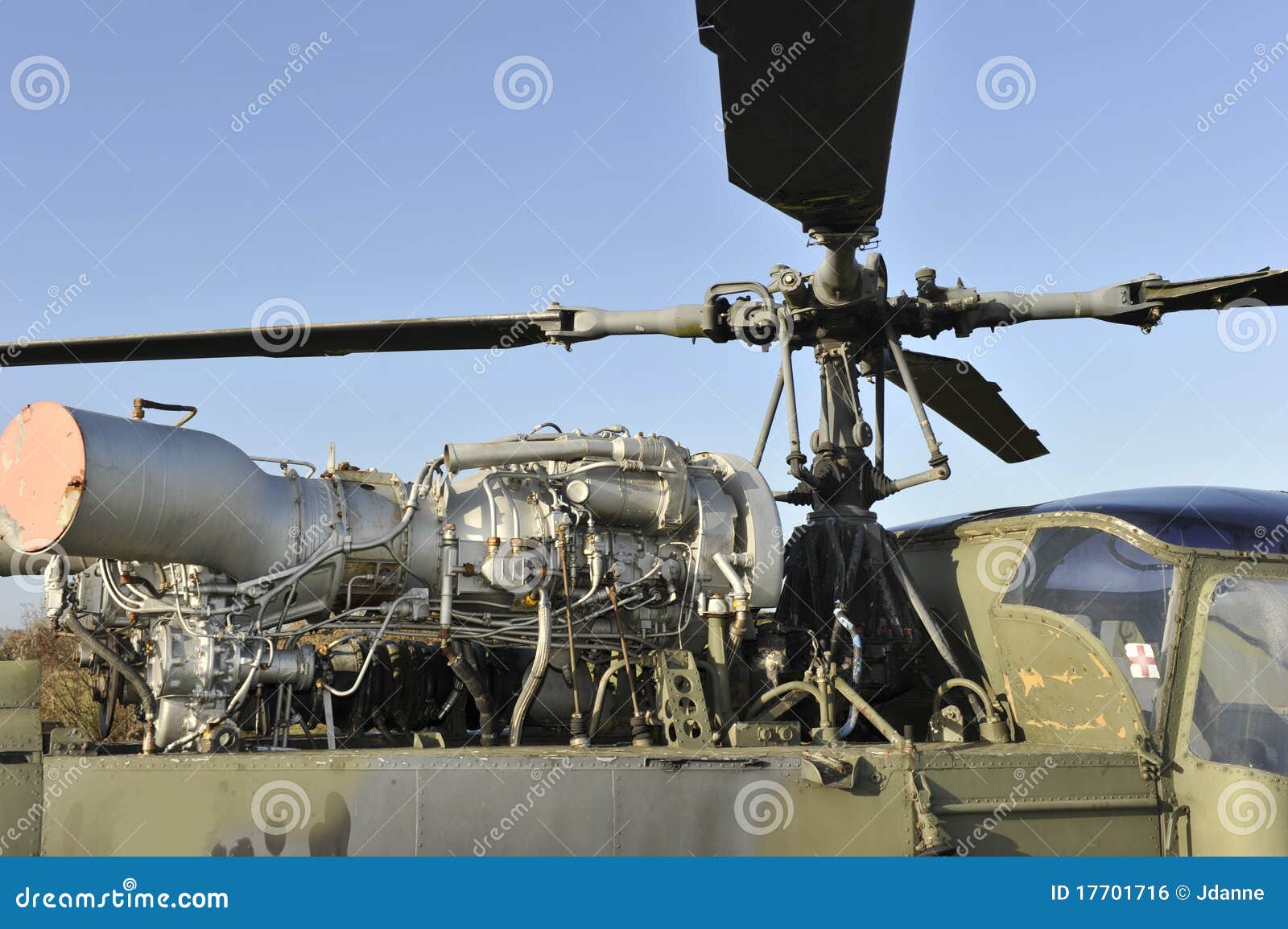 Helicopter s engine stock photo. Image of power, rotor - 17701716