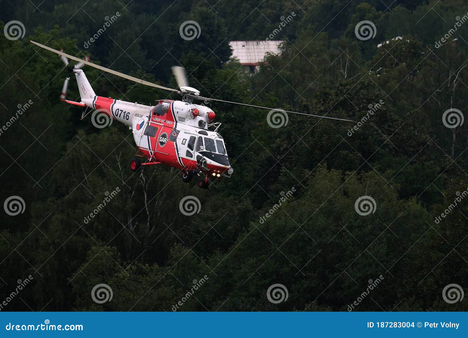 Helicopter SAR. editorial stock image. Image of ground - 187283004