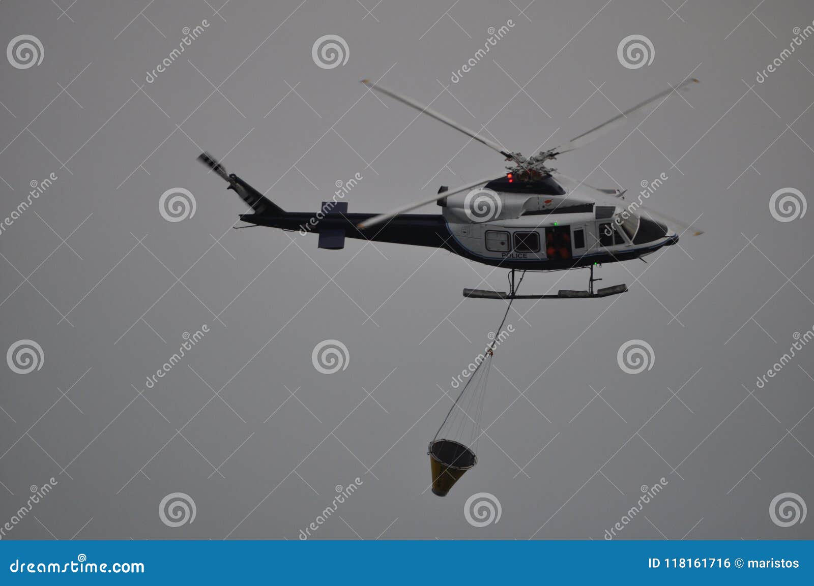 Helicopter Saving People in Flight Stock Photo - Image of saving ...